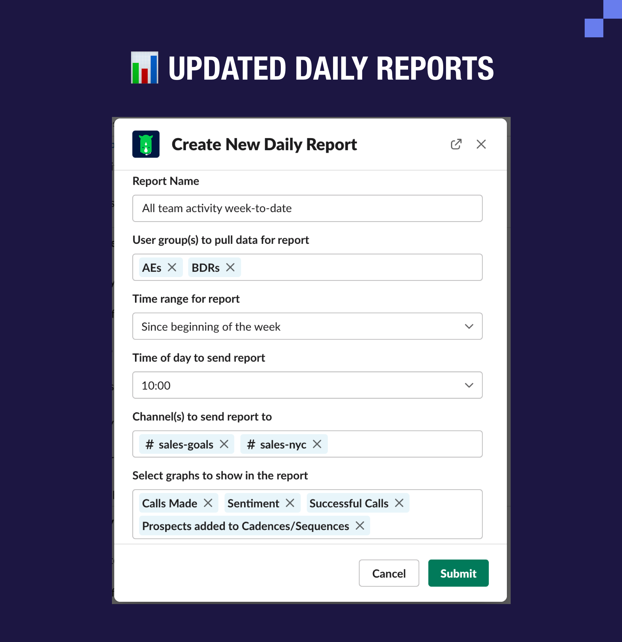 Updated Daily Reports + Leaderboard & Slash Command Updates